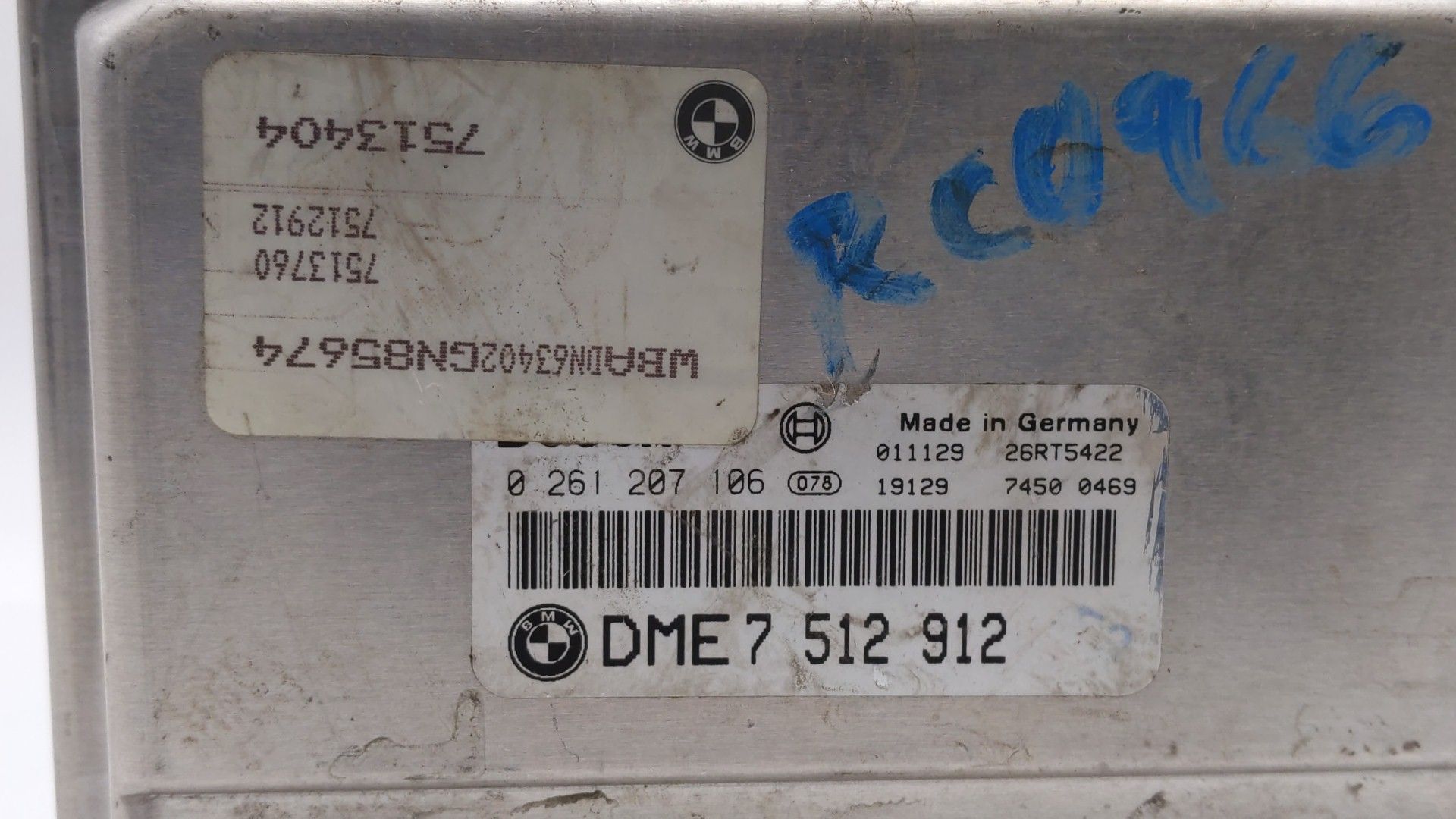 2002-2002 Bmw 540i Engine Computer Ecu Pcm Ecm Pcu Oem C2SSM | eBay