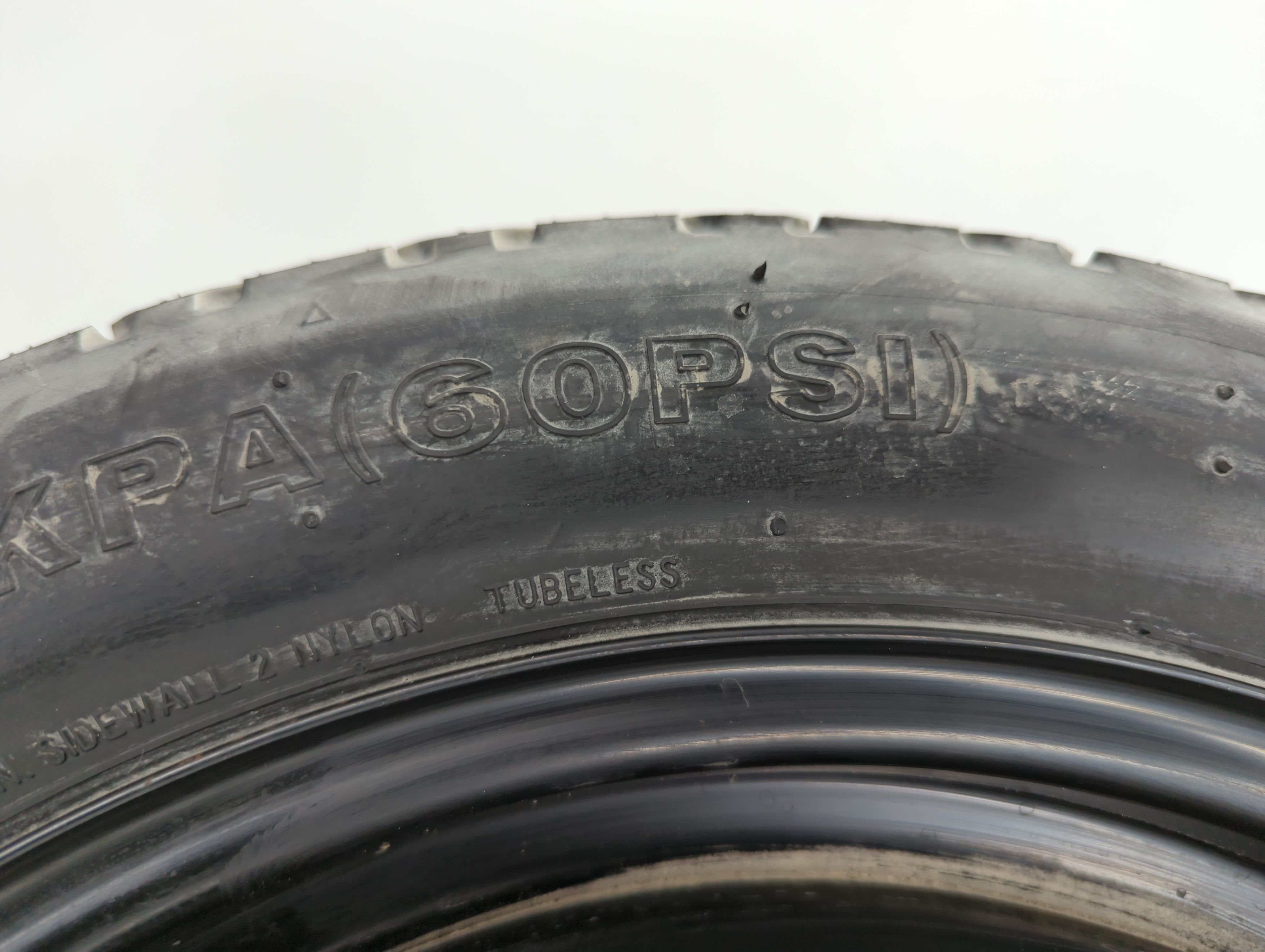 Genuine Subaru 17x4 Steel Wheel T155/70D17 Compact Spare Tire OEM for ...